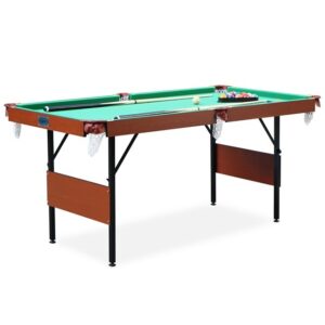 RACK Triad 7-Foot 3-in-1 Multi Game Swivel Billiard/Pool Table (Green ...