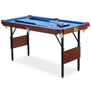 RACK Crucis 5.5-Foot Folding Billiard/Pool Table (Blue) | RACK Pool Tables