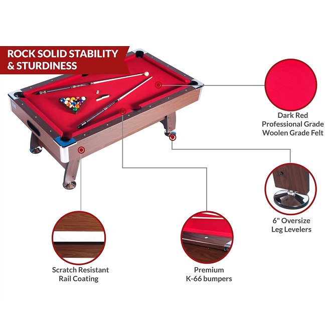 RACK Draco 7-Foot Tournament Billiard/Pool Table – RACK Pool Tables