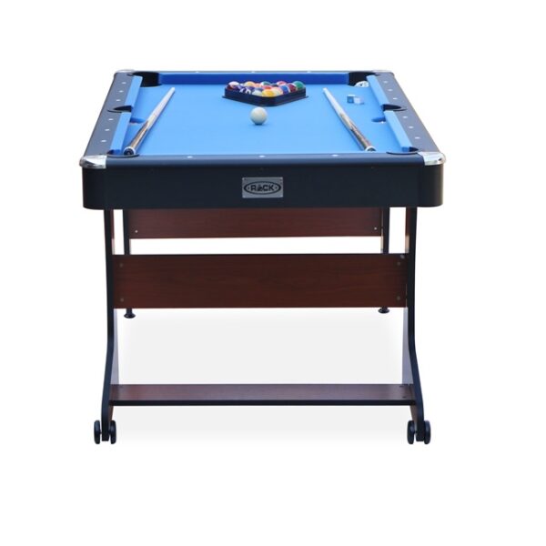 RACK Drogon 5.5-Foot Folding Billiard/Pool Table (Blue) | RACK Pool Tables