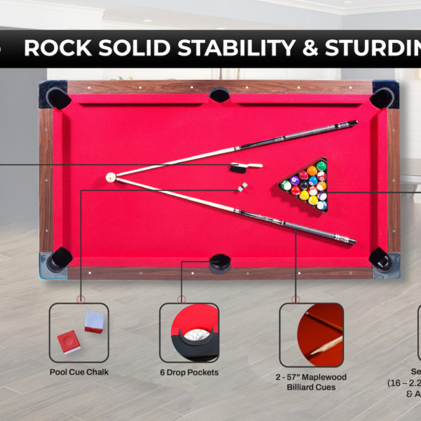 RACK Draco 7-Foot Billiard/Pool Table | RACK Pool Tables