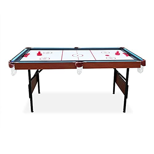 RACK Crux 55 in Folding Billiard/Pool Table (Blue 3-in-1 Multi Game ...