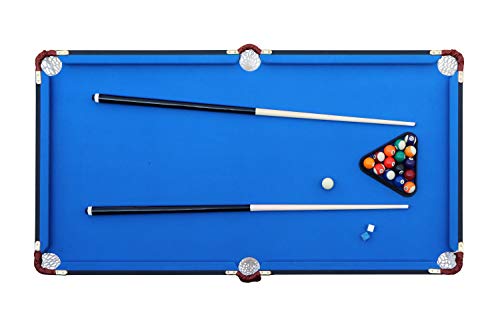 RACK Crucis 5.5-Foot Folding Billiard/Pool Table (Blue) | RACK Pool Tables